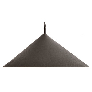 Achla Designs Hanging Squirrel Deflector, 18 Inch Diameter, Black ...