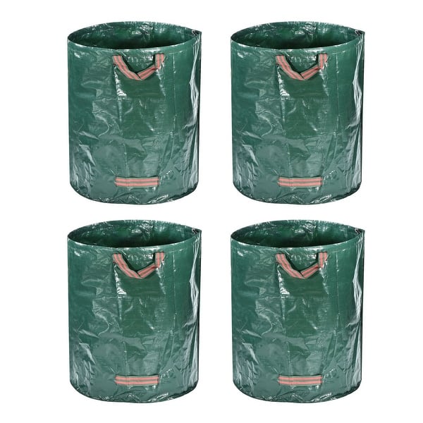 Garden Bag Holder Reusable Leaf Waste Container for Lawn Yard 4Pcs ...