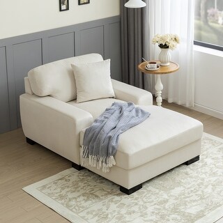 Stylish Design Chaise Lounge Single Sofa Side Chair - Bed Bath & Beyond ...