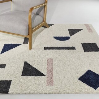 Gibson Abstract Geometric Shag Area Rug - Bed Bath & Beyond - 34617408