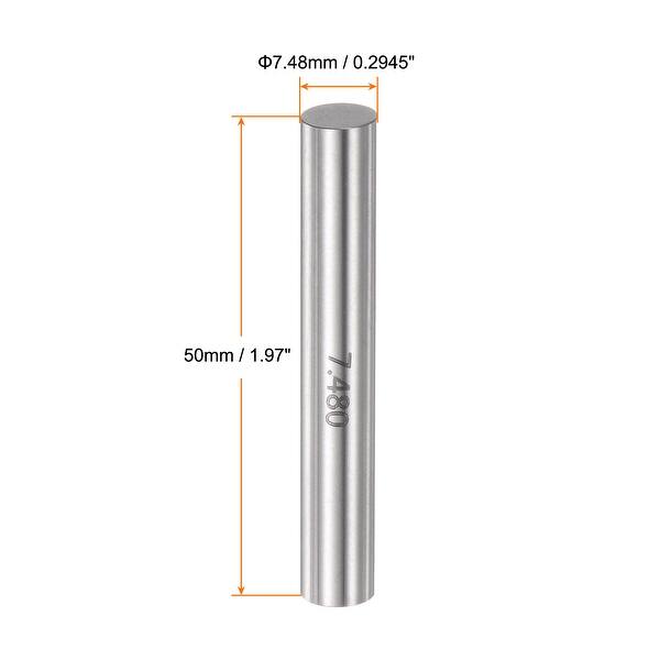 Go No-Go Plug Gage 7.48mm Gauge Dia Gcr15 Bearing Steel 0.001mm ...