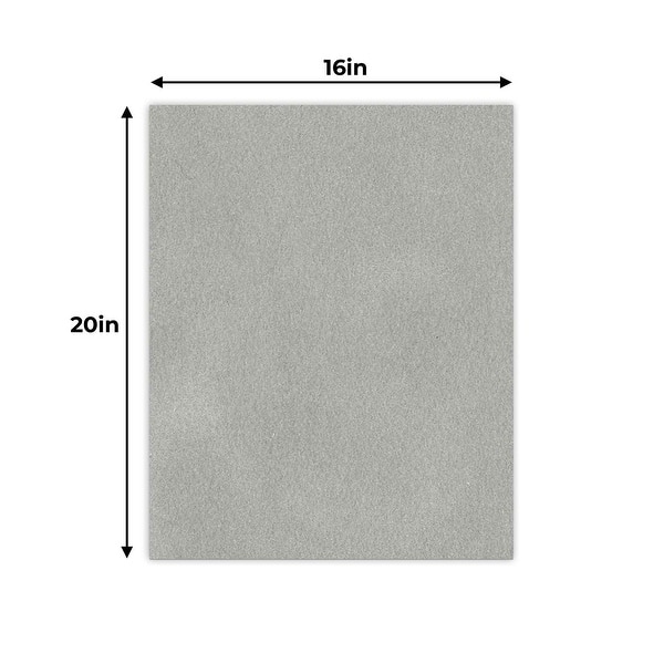 Light Grey Suede Texture 16x20 Backing Board - Uncut Photo Mat Board ...