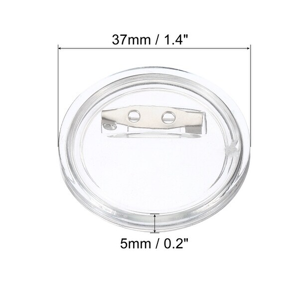 round pin button badges