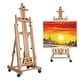 Adjustable H Frame Easel Professional Artist Easel With Wheels - Bed ...