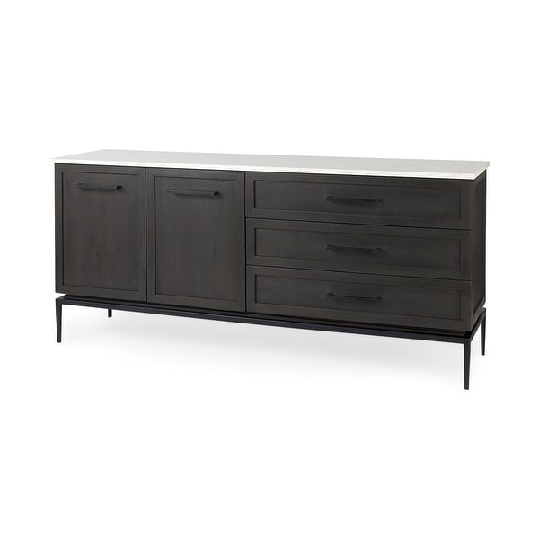 BELLEZE 63" Sideboard Buffet Cabinet W/ Storage - Colemen - On Sale ...