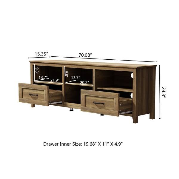 WESOME High Capacity Storage Compartment TV Stand-70 inch - M - Bed ...