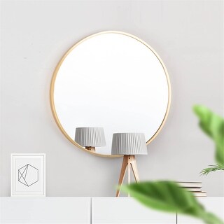 Circle Mirror 20 inch Round Mirror Wall Mirror Circular Bathroom Mirror ...