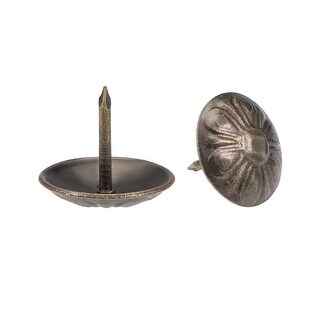 Upholstery Nails Tacks 16mm Head Dia Round Thumb Push Pins 40 Pcs ...