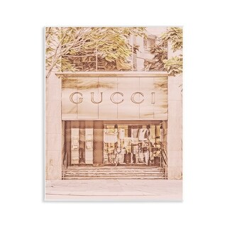 Stupell Pink Designer Storefront Wall Plaque Art Design By Graffi*tee ...