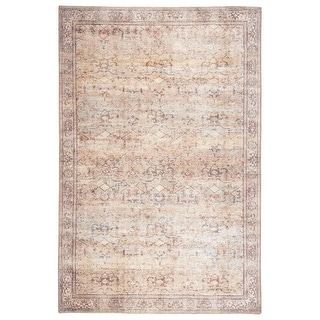 Bergen Classical Nain Loomed Machine Washable Indoor Performance Area ...