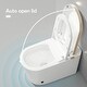 Smart Toilet Bidet Intelligent Closestool with Auto Flush, Heated Seat ...