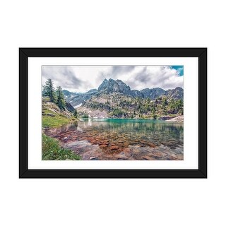 iCanvas "French Alps Lake" by Manjik Pictures PFA - Bed Bath & Beyond ...