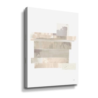 Stacks IV Neutral B Gallery Wrapped Canvas - Bed Bath & Beyond - 36779104