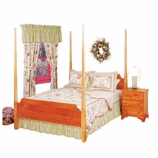 Bed Heirloom Pine Queen Pencil Post Maple Posts - Bed Bath & Beyond ...