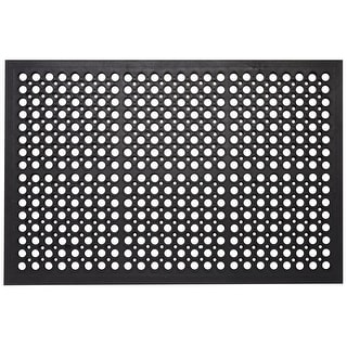 A1HC New All Purpose Versatile Rubber Floor Mat with Drain Holes, Heavy ...