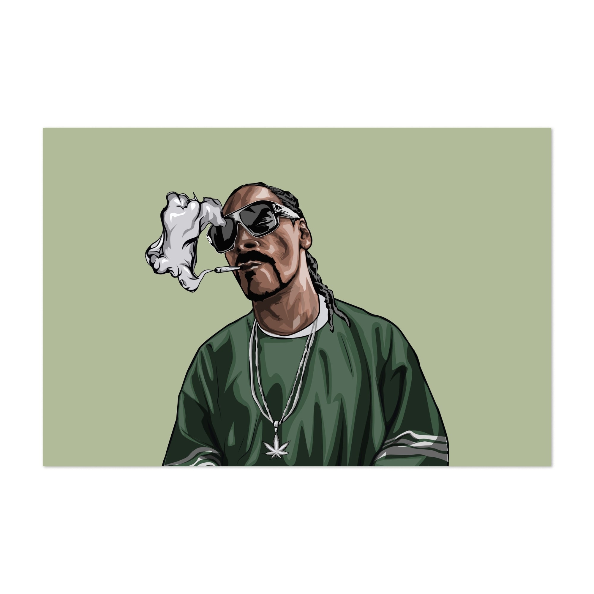 Snoop Dogg Drawing Smoking