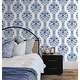 NextWall Floral Ogee Peel and Stick Wallpaper - Bed Bath & Beyond ...