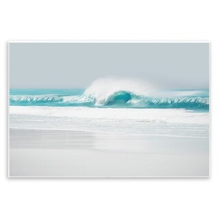 Stupell Rolling Aqua Waves Wall Plaque Art Design By Maggie Olsen - Bed ...