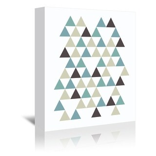 Americanflat - Scandi Triangles In Forest by Digital Keke - 8"x10 ...