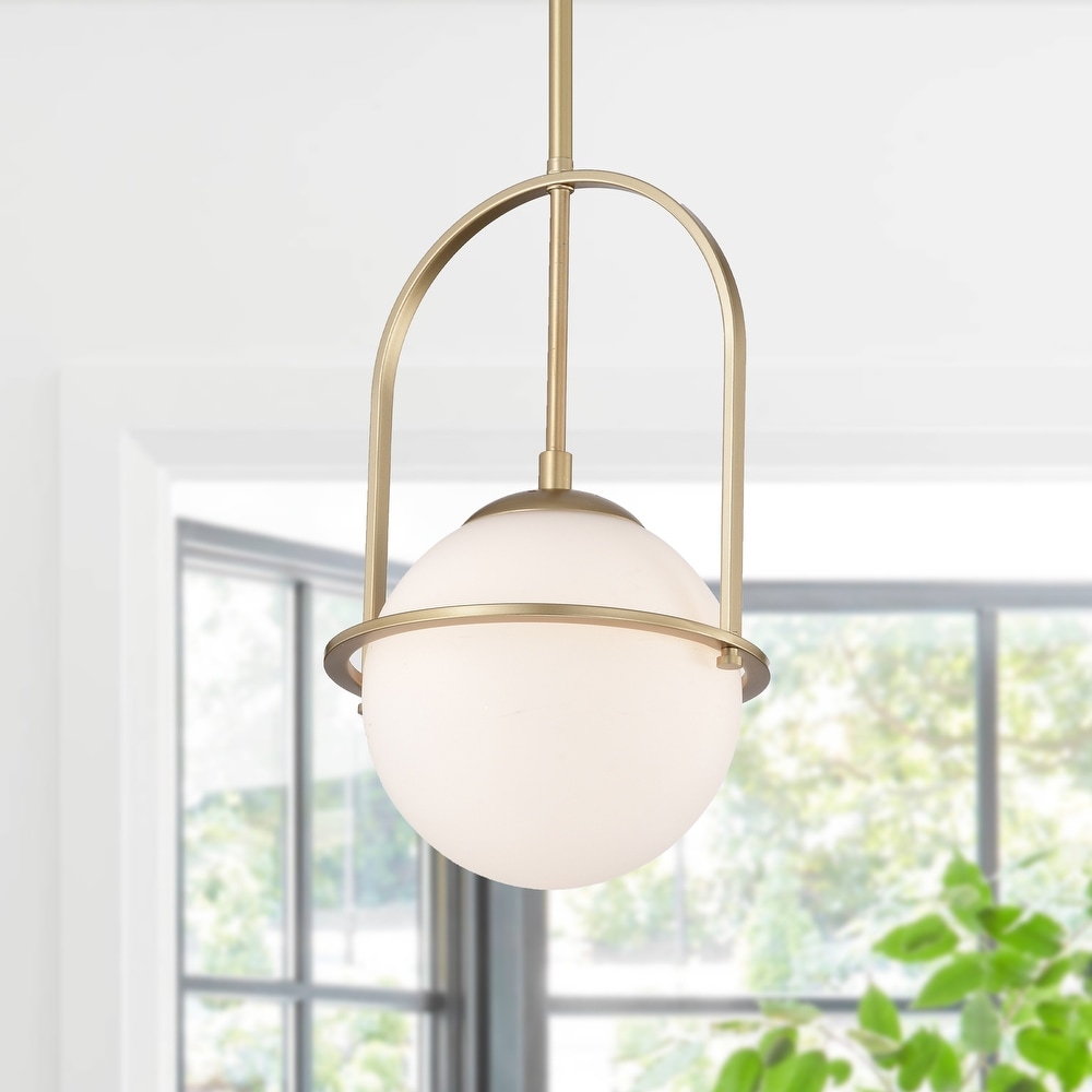 6/10-Light Mid-Century Modern Sputnik Cluster Opal Glass Globe Bubble ...