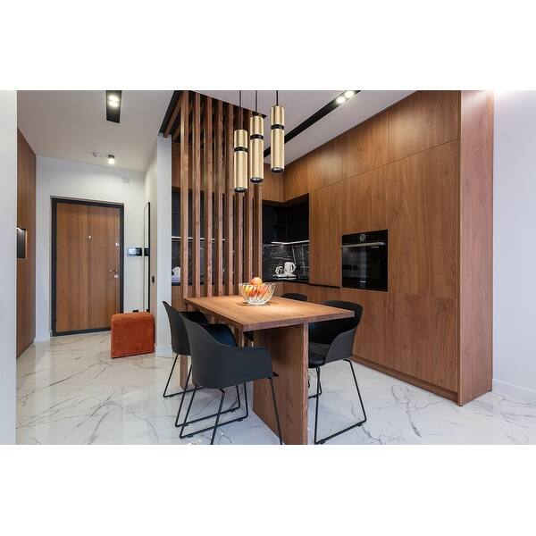 Avenue Lighting Cicada gold and black knurled aluminum dimmable pendant ...