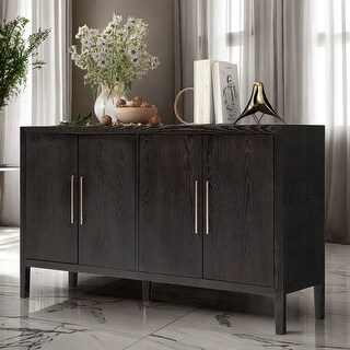 Elegant Storage Cabinet with Adjustable Shelves , Black - Bed Bath ...
