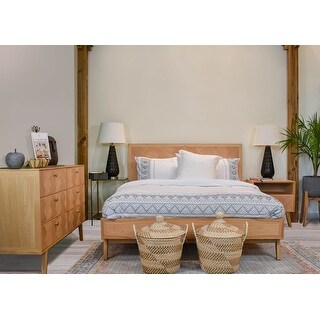 Apollo Solid Oak Bed - Bed Bath & Beyond - 40778622