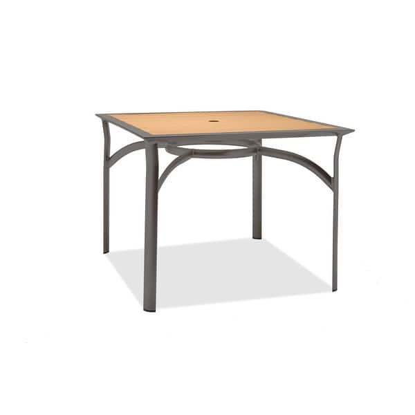 Harper All-Weather Aluminum & Poly-Resin 42-inch Square Dining Table w ...
