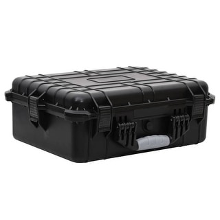 vidaXL Portable Flight Case Black 20.5"x15.7"x7.5" PP - Bed Bath ...