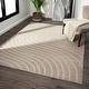 Luxe Weavers Modern Geometric Wave Area Rug, Stain Resistant Carpet ...