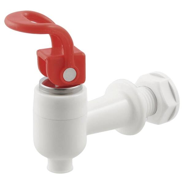 Houseware Red White Push Type Plastic Water Dispenser Tap - Red White ...