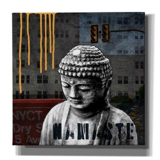 Epic Graffiti 'Urban Buddha III' by Linda Woods, Canvas Wall Art - Bed ...
