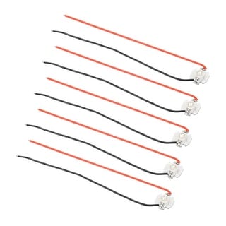 5Pcs 0.6" 350mA 1W LED Chip Bulb COB Light Beads Blue Light - Black - 0 ...