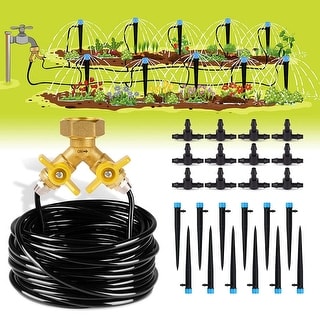 49.2FT Drip Irrigation Kit, Garden Watering System - Bed Bath & Beyond ...