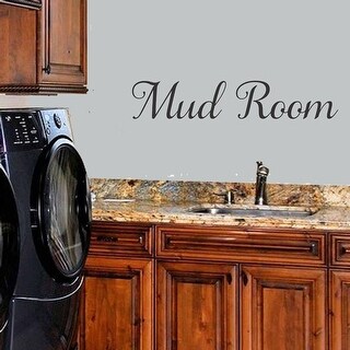 Mud Room Decal Lettering Vinyl Wall Sticker Quote Home Decor 8" x 23 ...