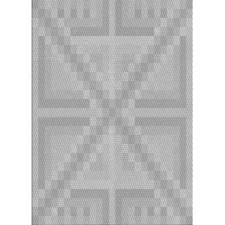 Ahgly Company Machine Washable Transitional Platinum Silver Gray Area ...