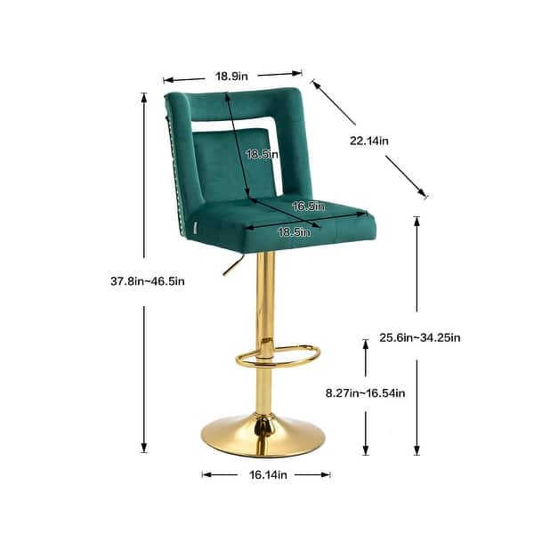 Bridget Bar Stools with Back and Footrest Counter Height bar Chairs ...