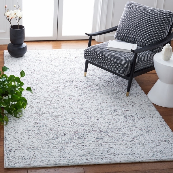 SAFAVIEH Handmade Metro Voline Diamond Wool Rug - On Sale - Bed Bath ...