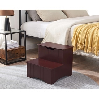Step Stool With Storage (Walnut) - Bed Bath & Beyond - 39106114