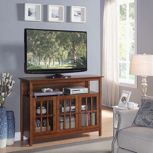 Big Sur Deluxe 48 inch TV Stand with Storage Cabinets and Shelf