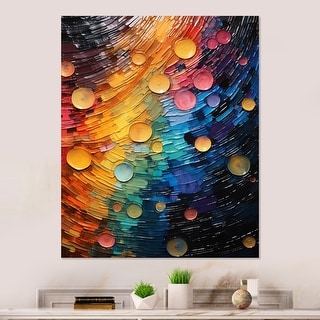 Designart "Compact Discs Shimmering Beats III" Compact Discs Metal Wall ...