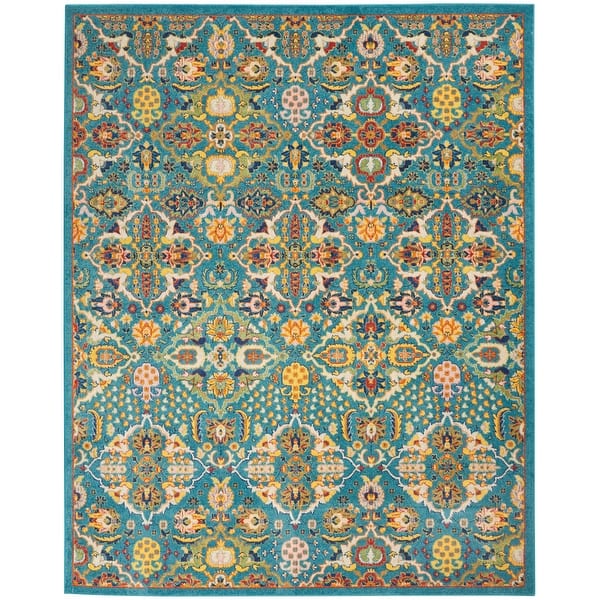 Nourison Allur Contemporary Boho Floral Medallion Area Rug - On Sale ...