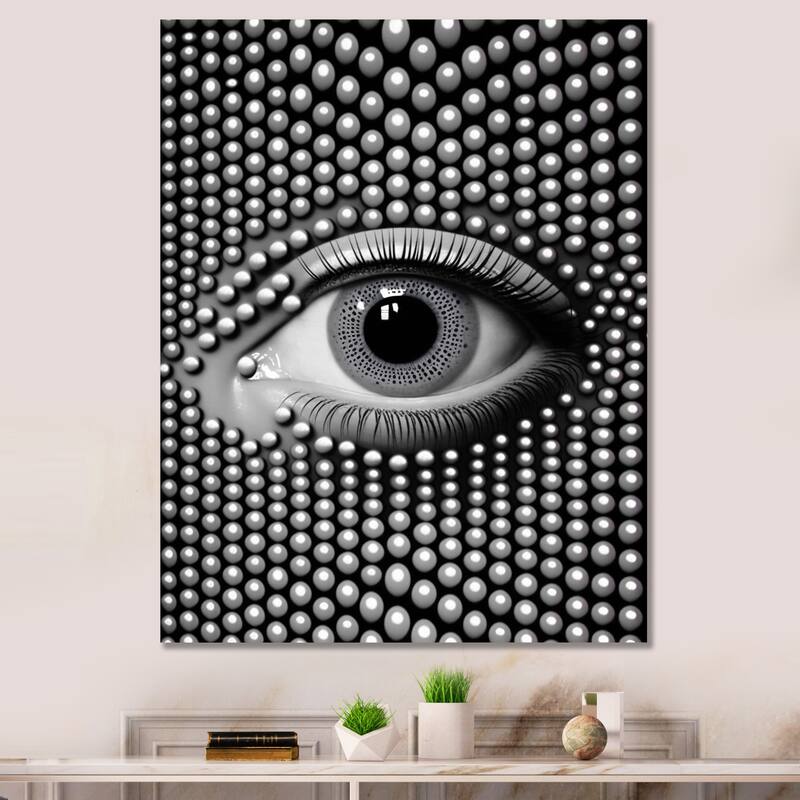Designart 'Eye In Circular Infinity I' Modern Geometric Metal Wall Art ...