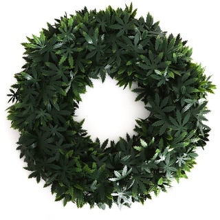 Cannabis Wreath - Bed Bath & Beyond - 38433810