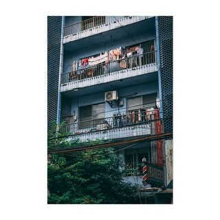 Binondo Manila Philippines Laundry Binondo Urban Art Print/Poster - Bed ...