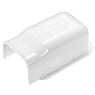 PVC Decorative Line Cover 0.7ft L x 4" W Wall Cover Protect Tubing ...