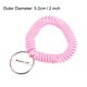 Spiral Keychain, 6 Pcs Wrist Coil Keyring Wristband Key Holder Lanyard ...