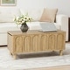 Lift-Top Coffee Table with Arched Design, Hidden Storage, Wooden Living ...