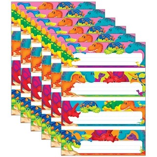 Dino-Mite Pals® Desk Toppers® Name Plates Variety Pack, 32 Per Pack, 6 ...