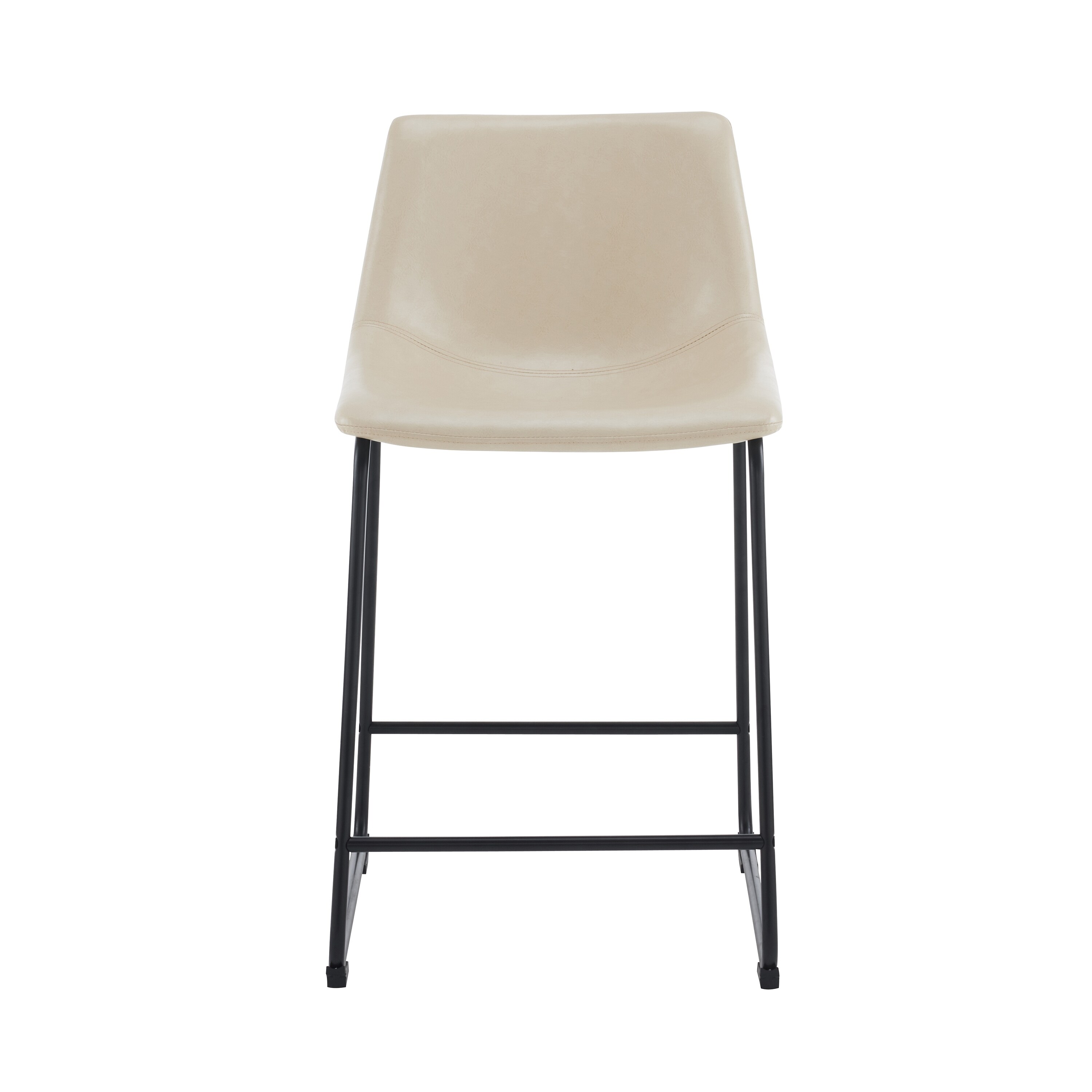 Cedric Faux Leather Counter Stool Set of 2 by Christopher Knight Home